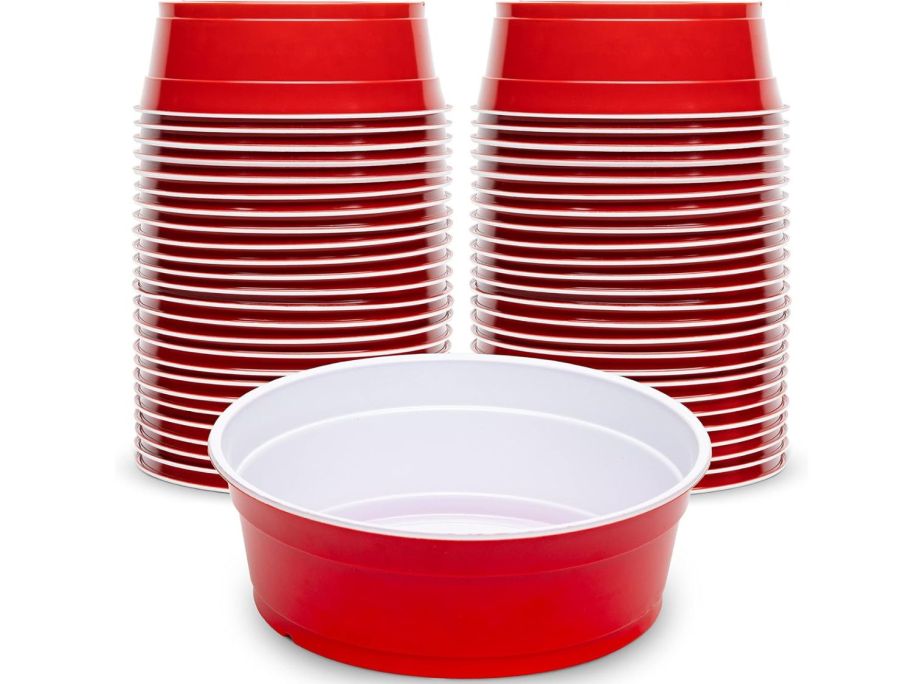 Red Party Cup Bowls 50-Pack Only $19.99 Shipped on Amazon | Hip2Save
