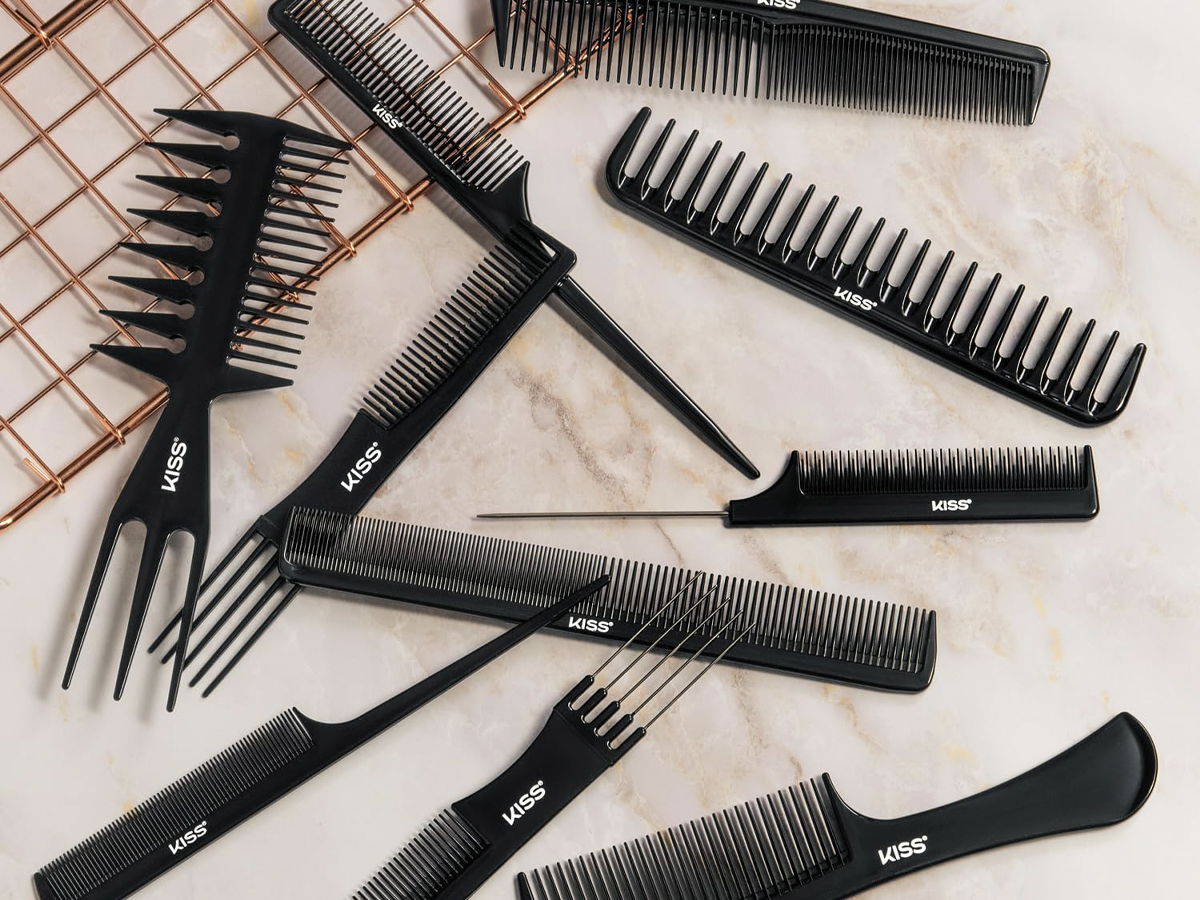 KISS Professional 10-Piece Comb Set Only $2 on Amazon | Hip2Save
