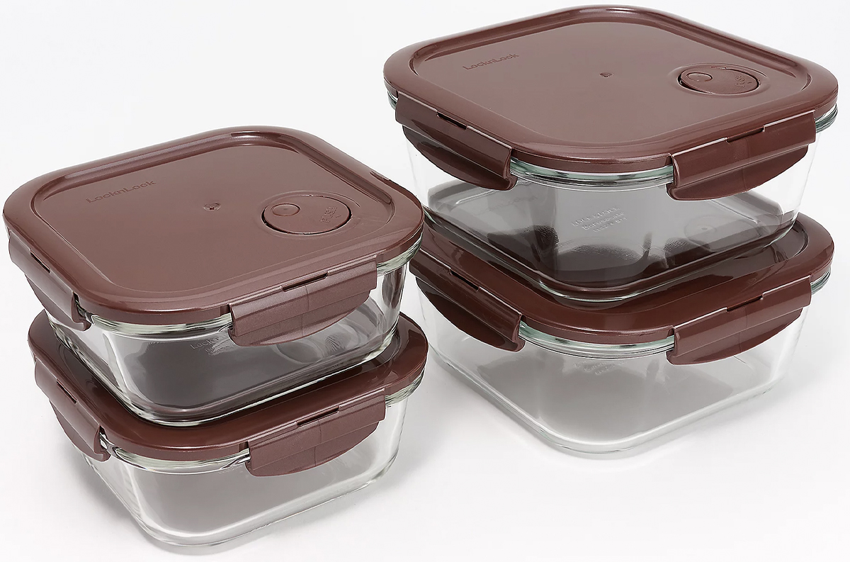 Lock n Lock 3-Piece Nestable Glass Mixing Bowls Set from $16.98 Shipped ...