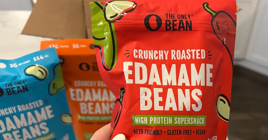 The Only Bean Roasted Edamame 3-Pack Just $7.70 Shipped on Amazon (High ...