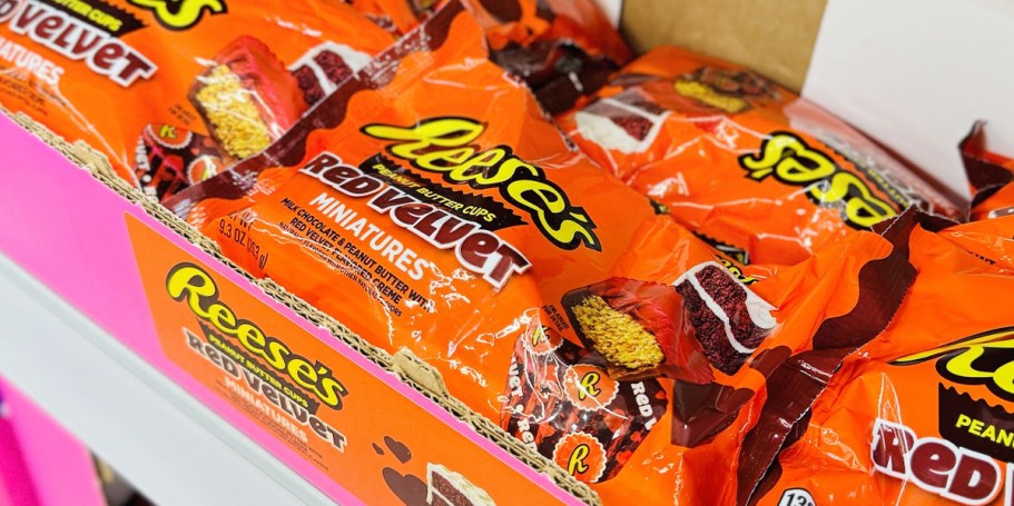 Reese's Red Velvet Miniature Peanut Butter Cups Only $2.97 Per Bag on ...