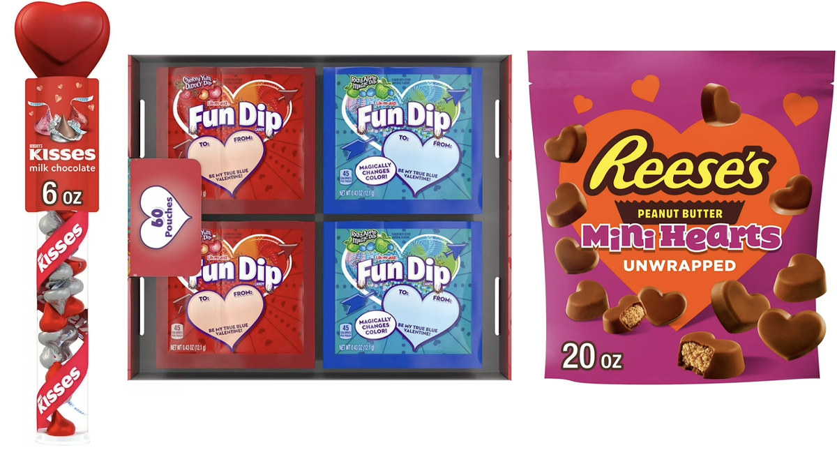 NEW Valentine's Day Treats at Sam's Club | Pez, Hershey's, Skittles ...