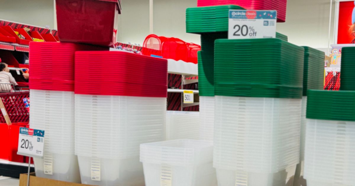 Target Storage Bins & Totes from $3 (Including Ornament Storage) | Hip2Save