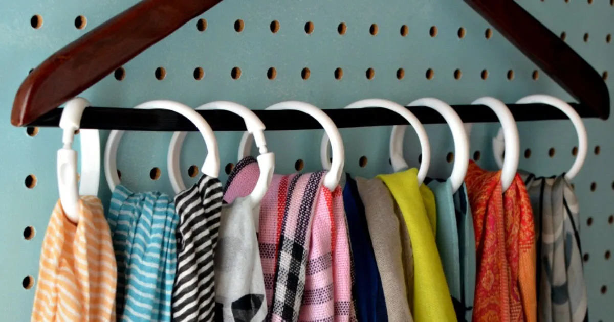 How to Organize Scarves & Take up Minimal Space | Hip2Save