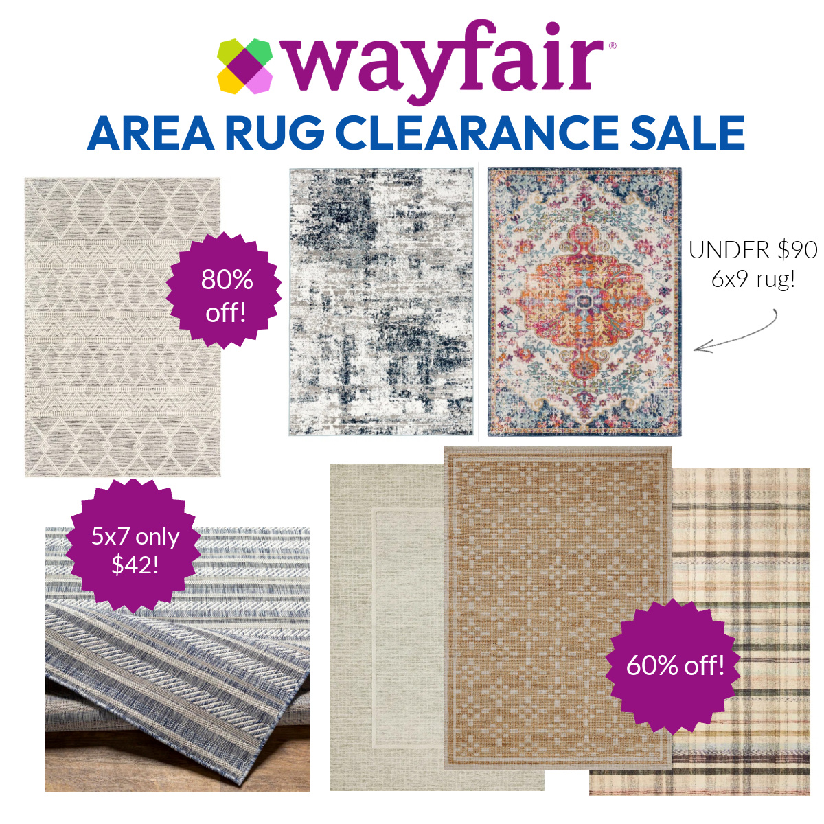 Up to 80% Off Large Area Rugs on Wayfair - Shop Now | Hip2Save