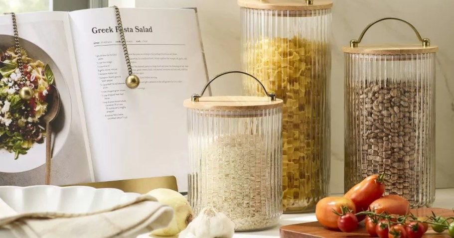 Hearth & Hand w/ Magnolia Glass Storage Containers from $4.99 on Target ...