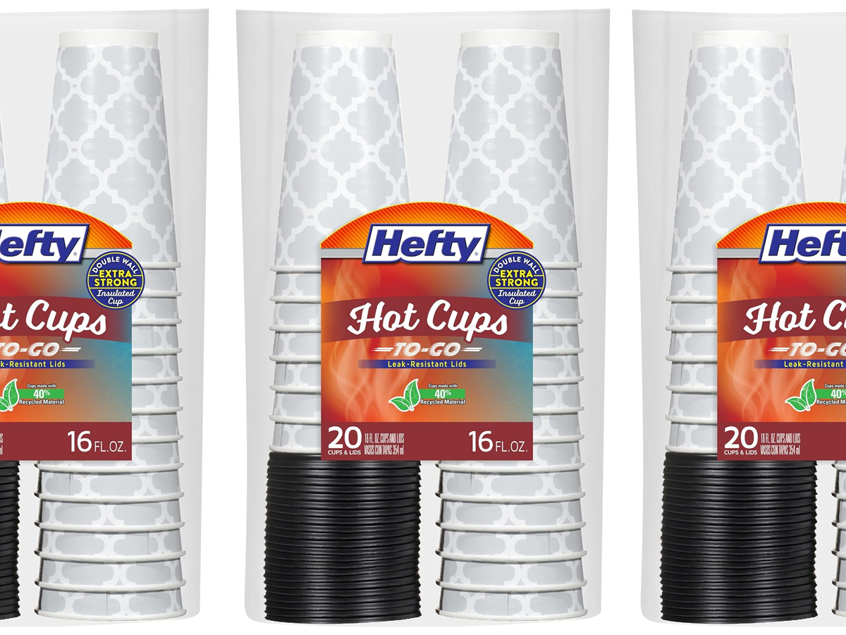 Hefty Insulated Hot Cups w/ Lids 20-Pack Only $4.73 Shipped on Amazon ...