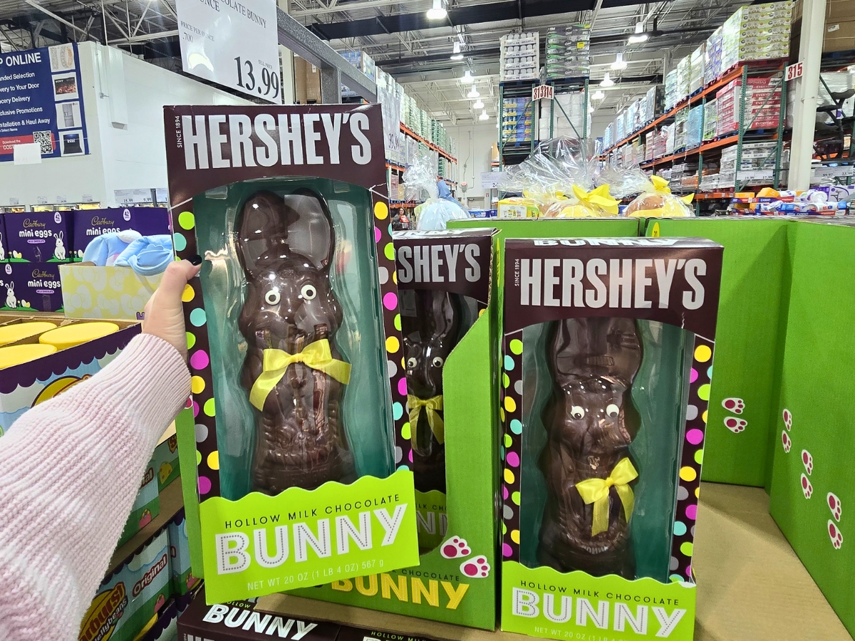 New Costco Easter Finds: HUGE Hershey's Chocolate Bunny Only $13.99 ...