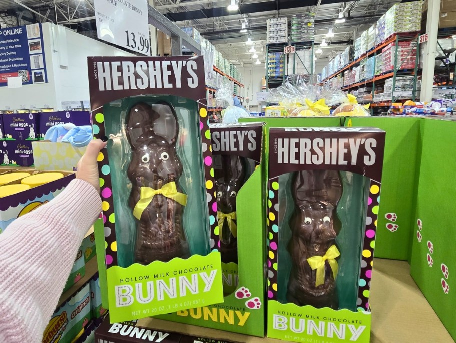 New Costco Easter Finds: HUGE Hershey's Chocolate Bunny Only $13.99 ...