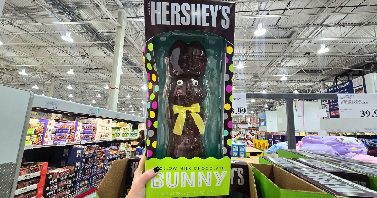 New Costco Easter Finds: HUGE Hershey's Chocolate Bunny Only $13.99 ...