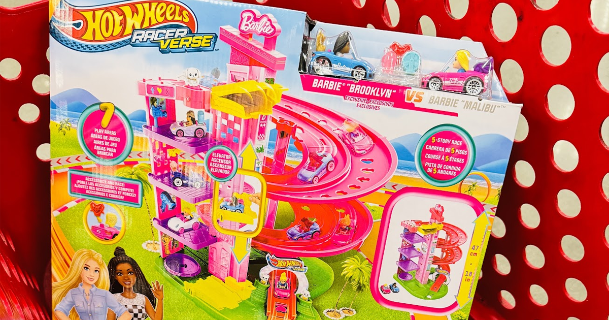 Hot Wheels RacerVerse Barbie Playset Just $27.99 on Target.com | Hip2Save