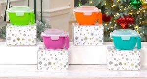 LocknLock Instant Cook Mugs 4-Count w/ Vented Lids & Gift Boxes $16.98 ...