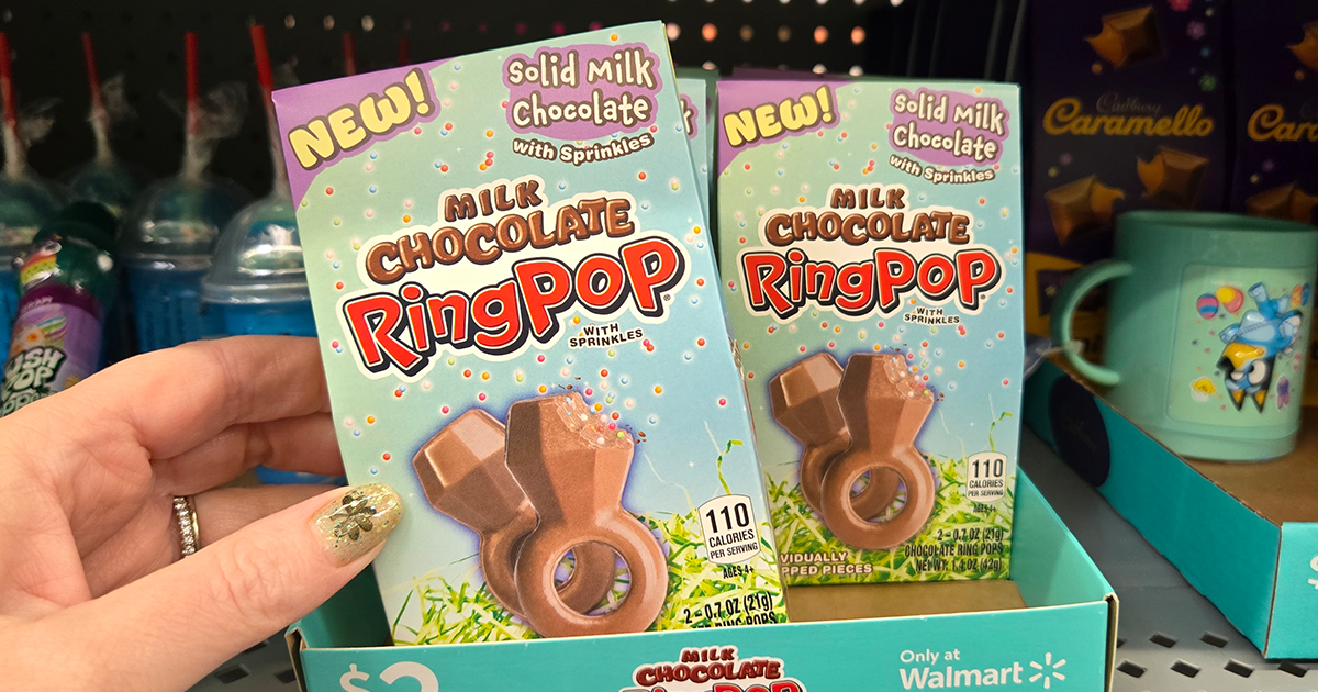 Milk Chocolate Ring Pops 2-Count Only $2 at Walmart (Check Out Our ...