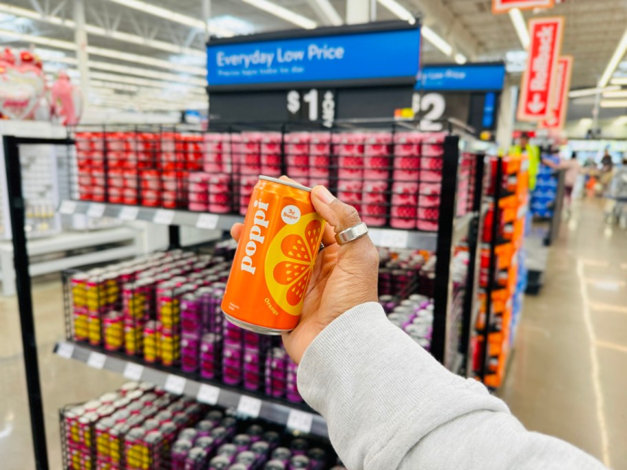 Poppi Mini Soda Cans Only $1 Each at Walmart (+ Amazon Savings on 12 ...