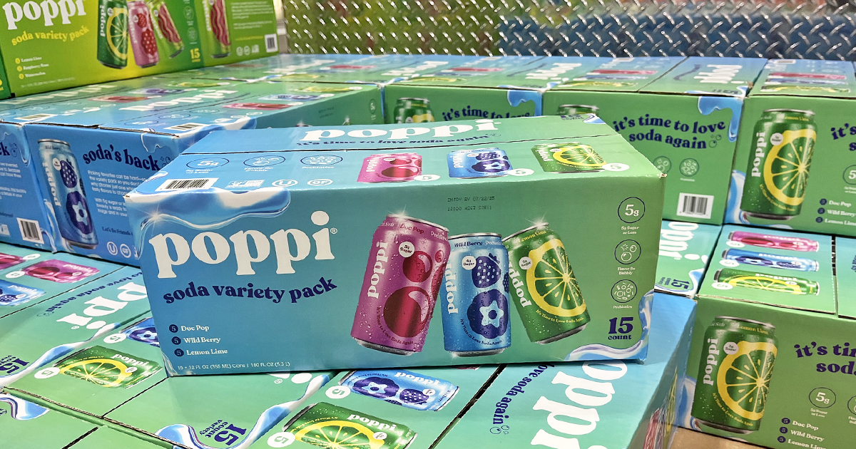 GO! Poppi Soda Variety Packs from 83¢ Per Can - Hip2Save
