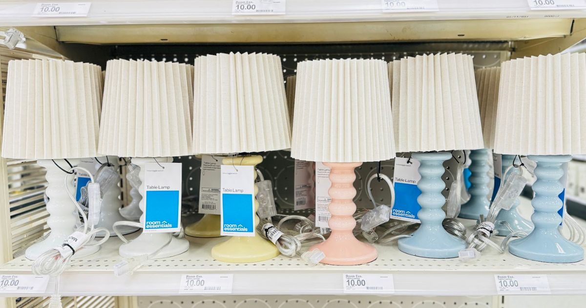 Target Mini Table Lamps Only $7 | Lots of Fun Styles & Colors! | Hip2Save
