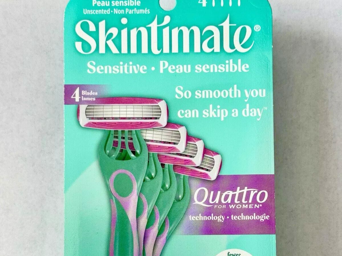 Skintimate Disposable Razor 4-Pack Only $2.97 After Walmart Cash (Reg ...
