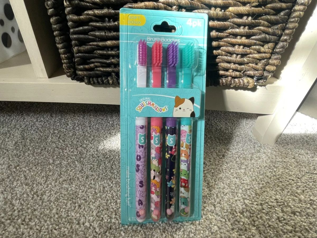 Squishmallows Toothbrush 4-Pack Just $3.98 Shipped on Amazon (Reg. $8 ...
