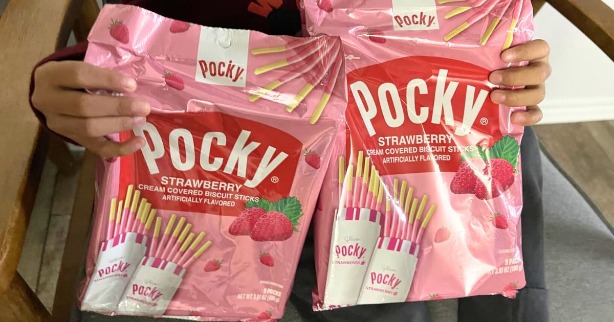 Strawberry Cream Pocky Sticks 9-Pack Just $2 Shipped on Amazon | Hip2Save
