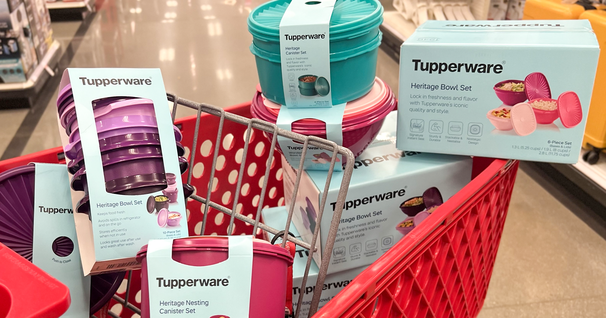 Score Savings on Tupperware at Target in Lots of Pretty Colors