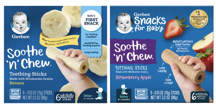 Gerber Recalls Teething Sticks Due to Choking Hazard | Hip2Save