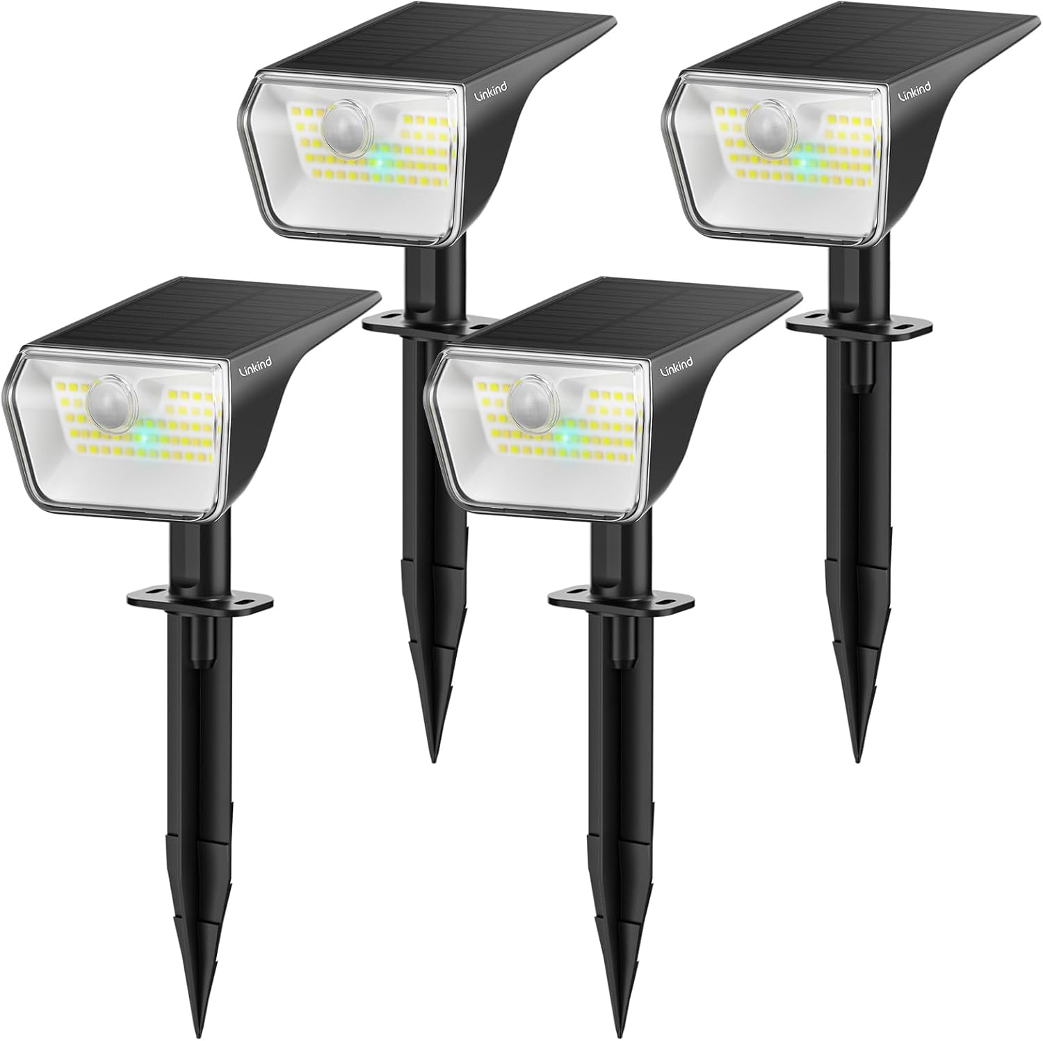 Outdoor Solar Motion Sensor LED Lights 4-Pack Only $18.49 Shipped on ...