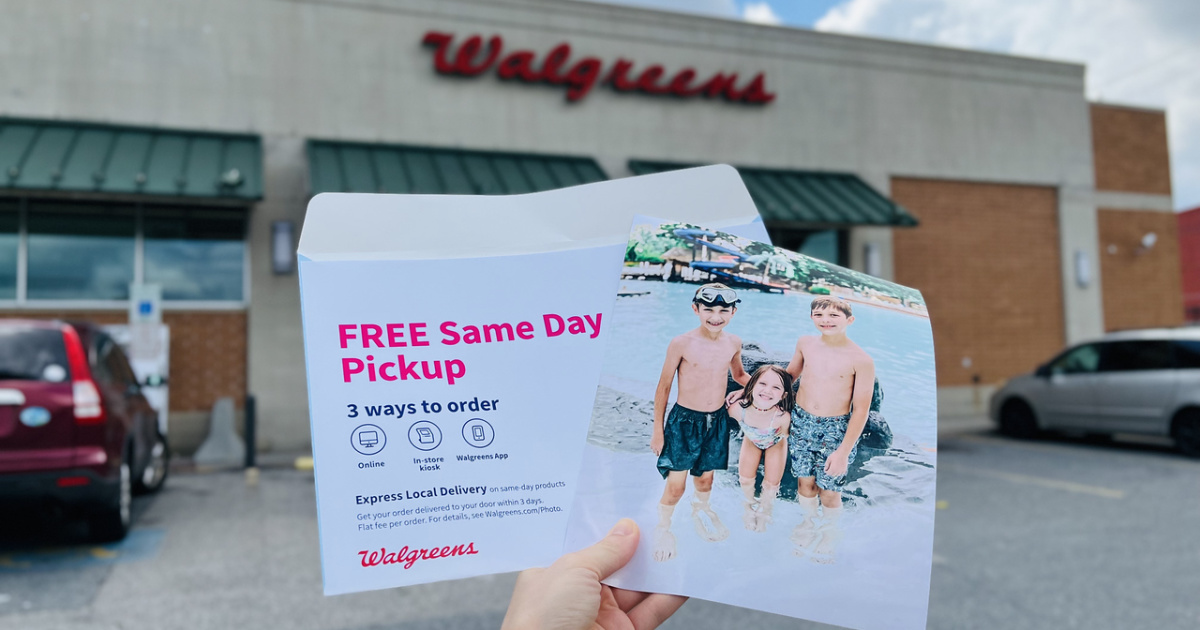 Walgreens FREE 8x10 Photo Print w/ Free Same-Day Pickup