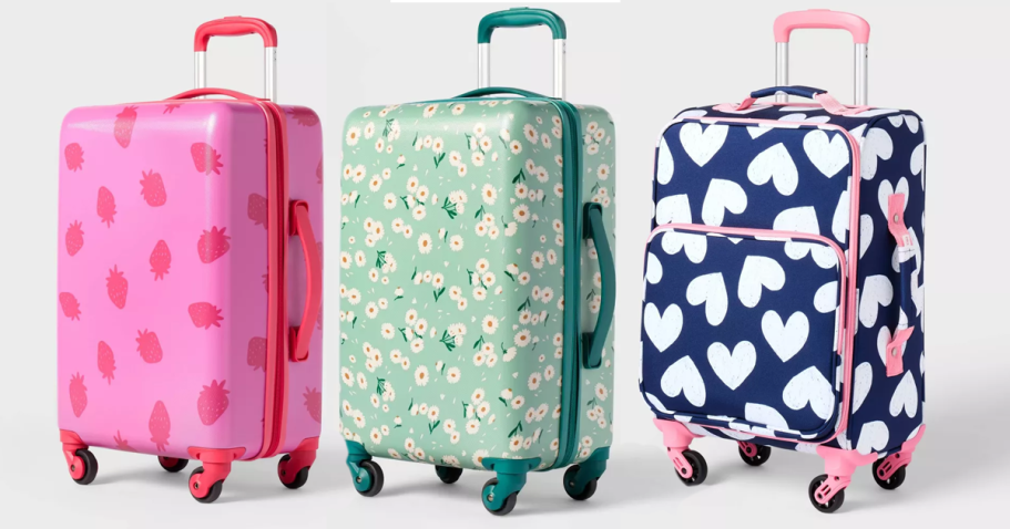 NEW Target Cat & Jack Kids Luggage | Carry On Spinner Only $39.99 ...