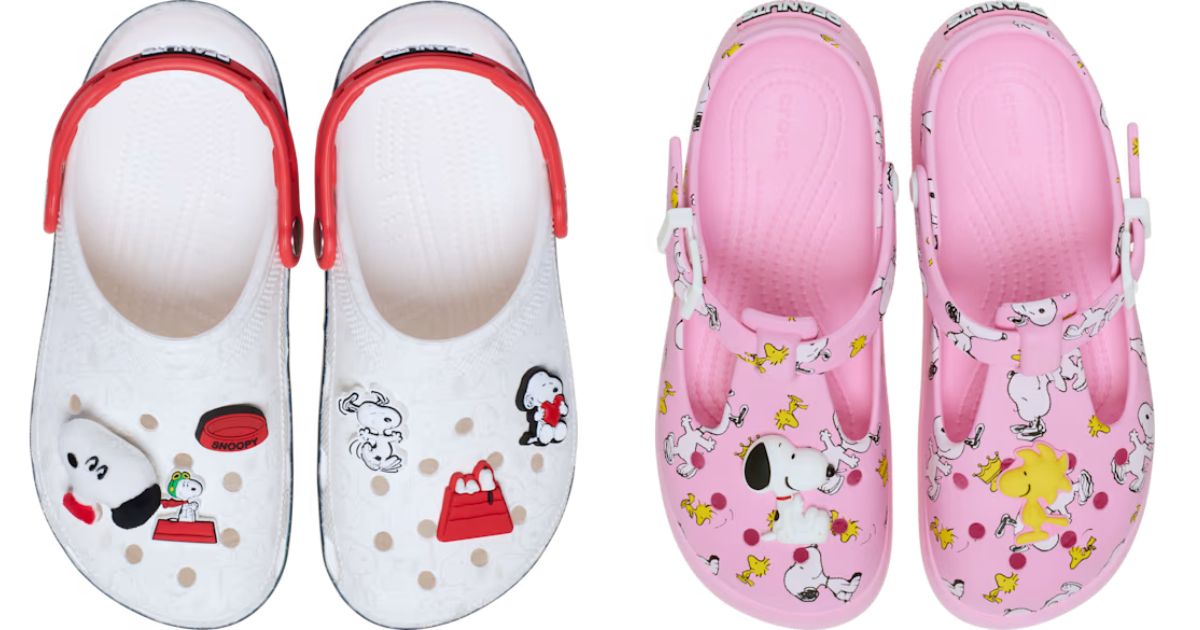 New Peanuts Crocs & Jibbitz Available Now | Hip2Save