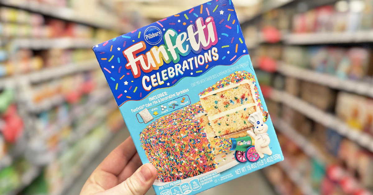 Pillsbury Funfetti Celebrations Cake Kit Now at Walmart (Make Viral ...