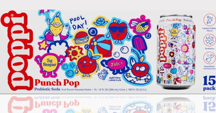 Limited Edition Poppi Soda 15-Pack Just $19.98 at Sam's Club (Tastes ...