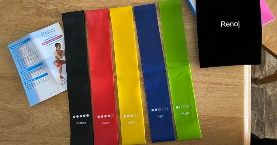 Resistance Bands 5-Pack Only $3.74 on Amazon (Regularly $17) | Hip2Save