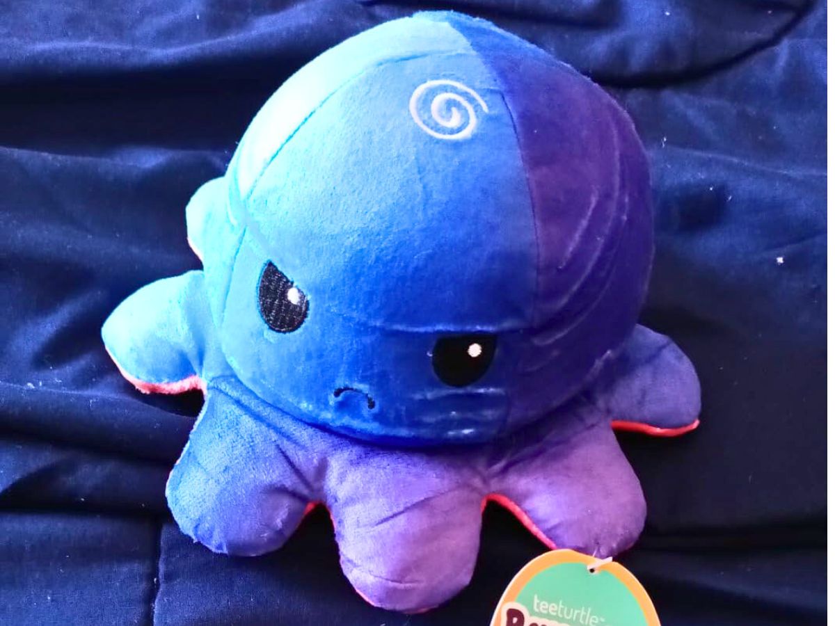 TeeTurtle Reversible Octopus Plush Only $3 Shipped for Prime Members ...