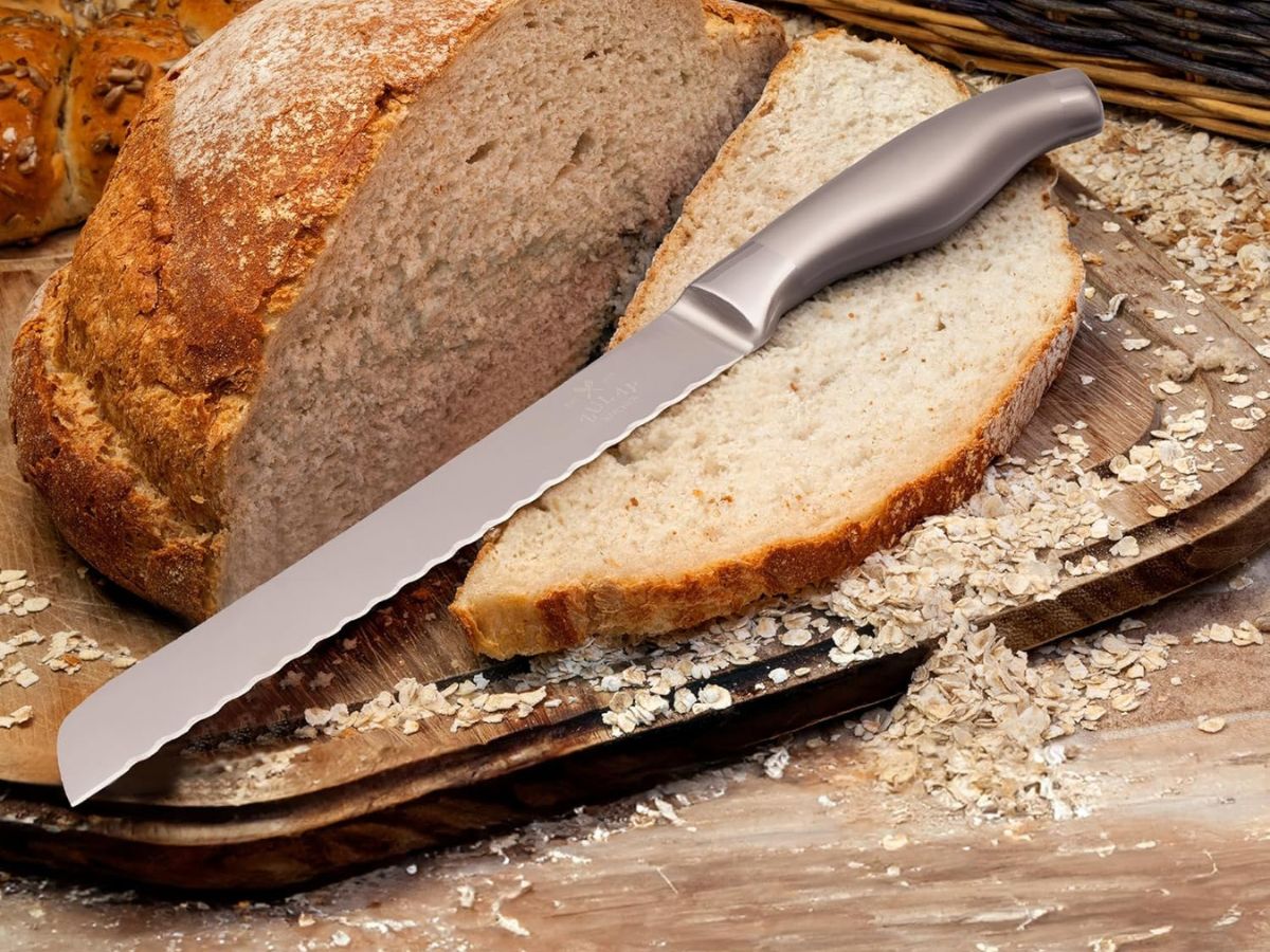 Serrated Bread Knife Only $8.49 Shipped for Prime Members (Great for ...