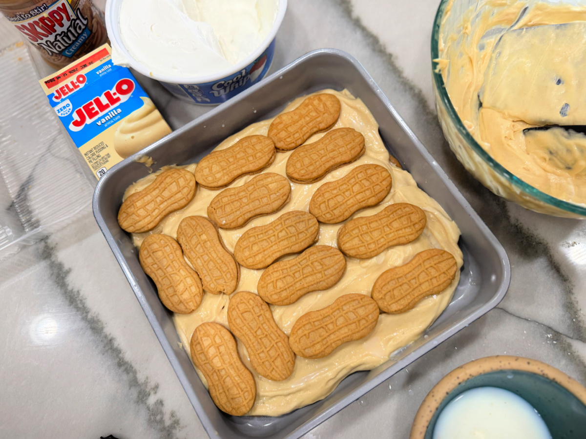 Indulge in This Dreamy No Bake Nutter Butter Icebox Cake!