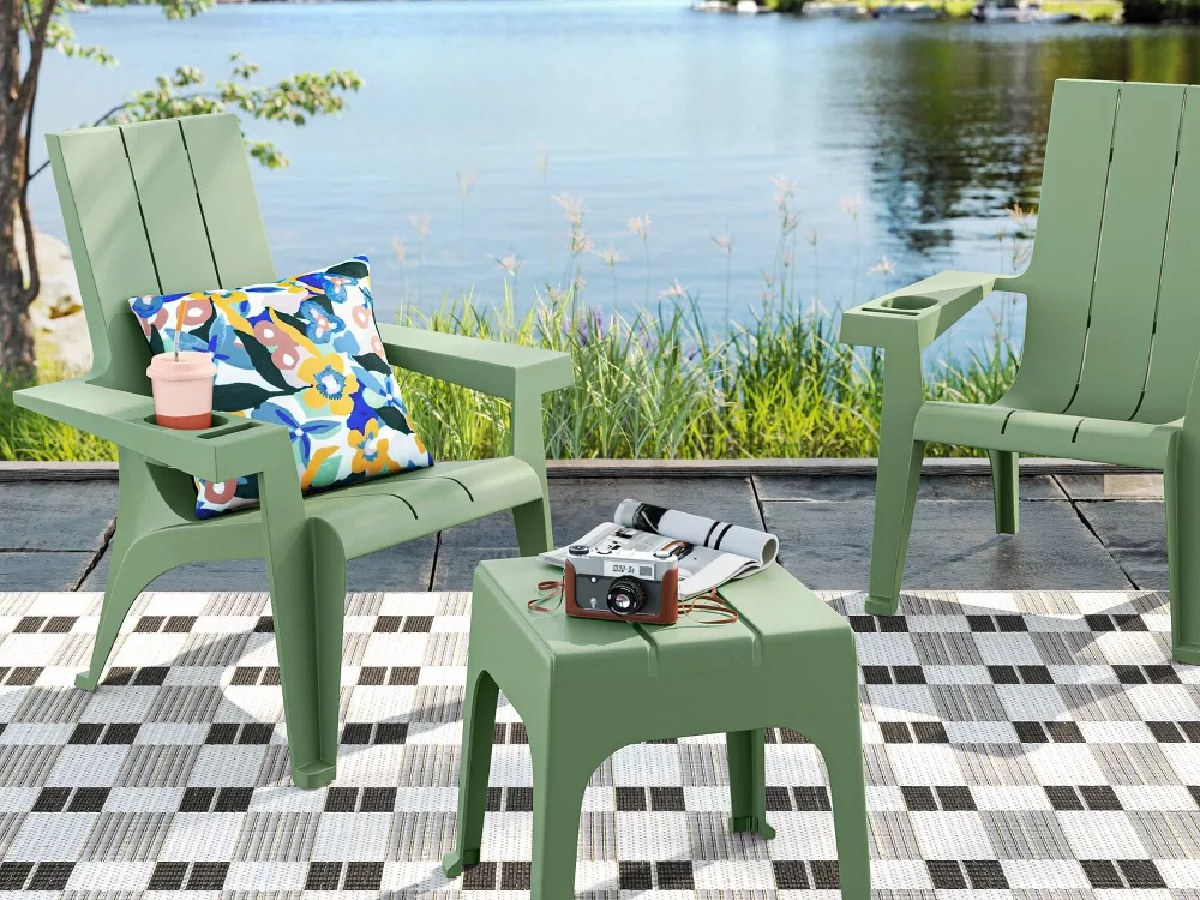 Stackable Adirondack Chairs w/ Cup & Phone Holders Just $15 at Target ...