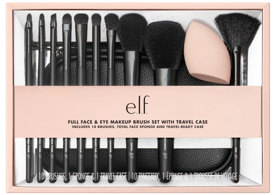50% Off elf Cosmetics on Amazon | 3-Piece Makeup Brush Set Only $4 ...