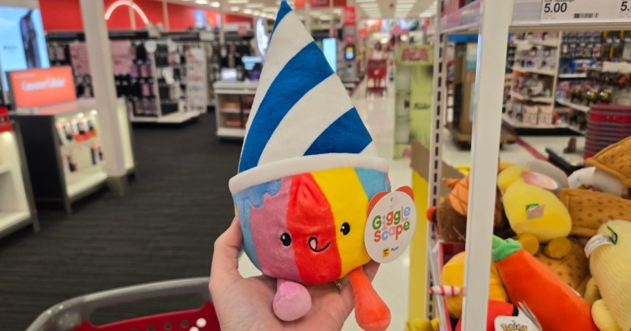 NEW Target Gigglescape Plush Toys Just $5 | Ice Pops, S'mores, Sodas, Veggies, & More! | Hip2Save