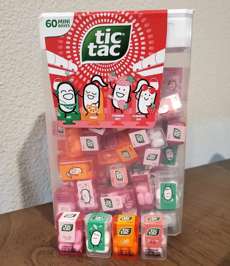 Giant Tic Tac Box w/ 60 Mini Packs Available on Amazon (New Flavors ...