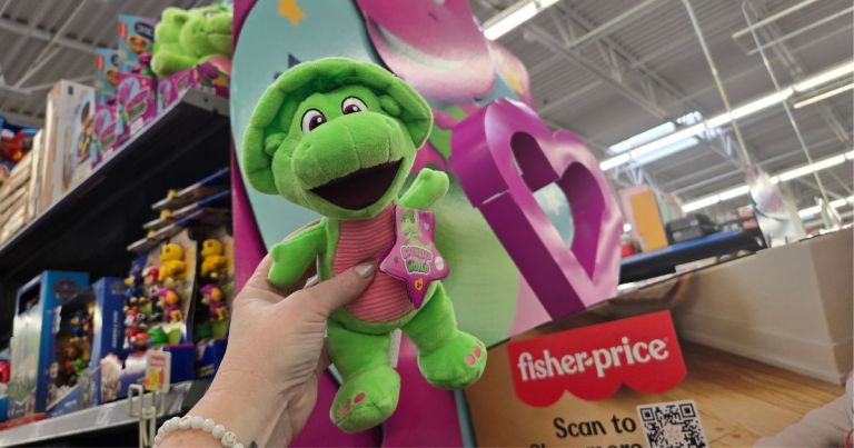 Barney Toys Available NOW at Walmart - HUGE Plush Just $24.97! | Hip2Save