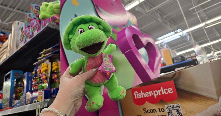 Barney Toys Available NOW at Walmart - HUGE Plush Just $24.97! | Hip2Save