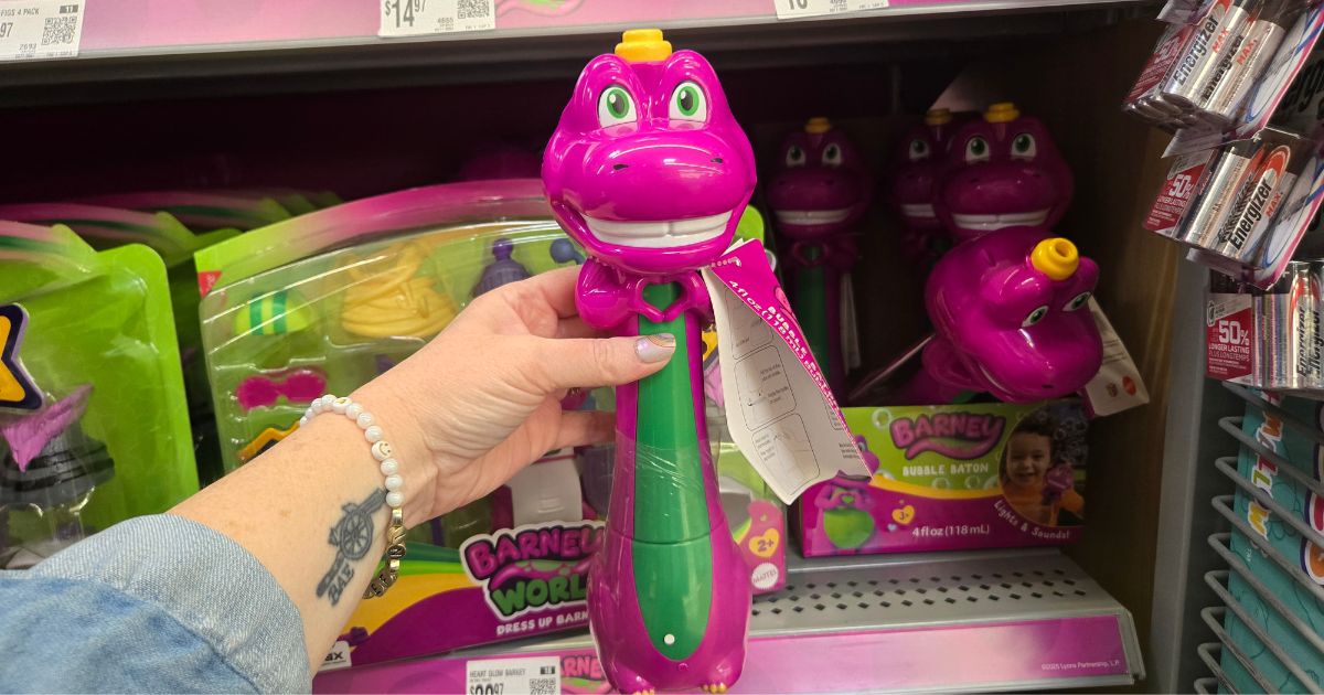 Barney Toys Available NOW at Walmart - HUGE Plush Just $24.97! | Hip2Save