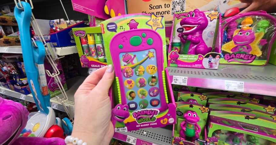 Barney Toys Available NOW at Walmart - HUGE Plush Just $24.97! | Hip2Save