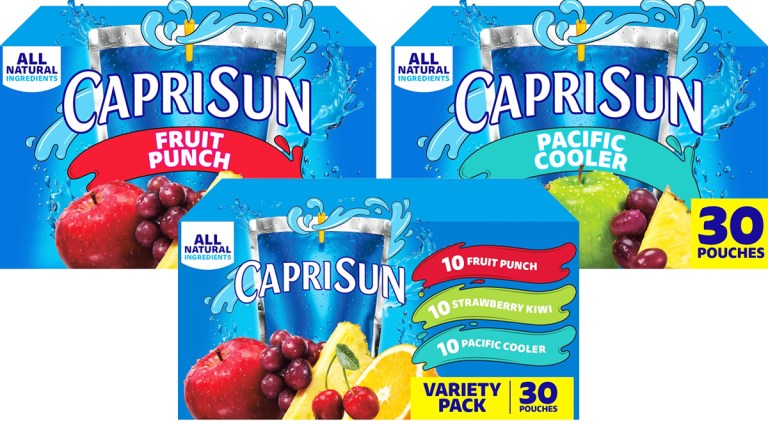 Capri Sun 30-Pack Only $5.63 Shipped on Amazon (Just 19¢ Per Pouch ...