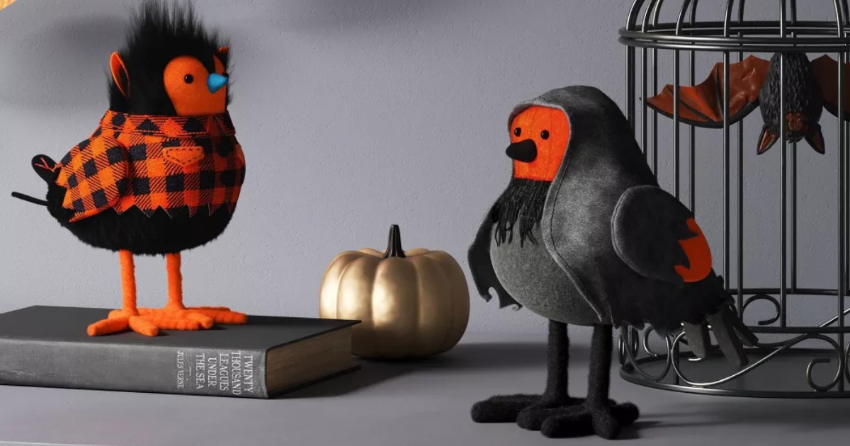 NEW Target Christmas & Halloween Birds Only $5 | Hip2Save