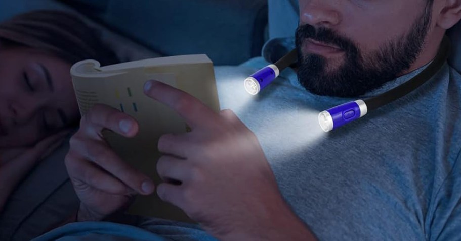 Rechargeable Neck Reading Light Only $10.79 on Amazon (Reg. $27) | Hip2Save