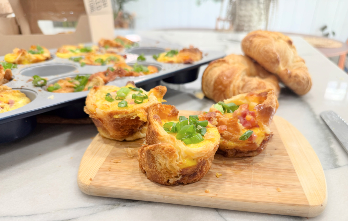 Bake Easy Croissant Egg Muffin Cups for Breakfast!