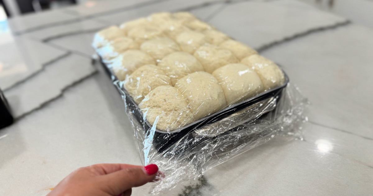 Turn Frozen Dinner Rolls into Easy Focaccia Pizza!