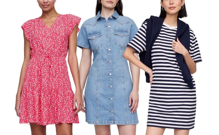 Up to 75% Off Gap Factory Women's & Girls Dresses + Free Shipping ...