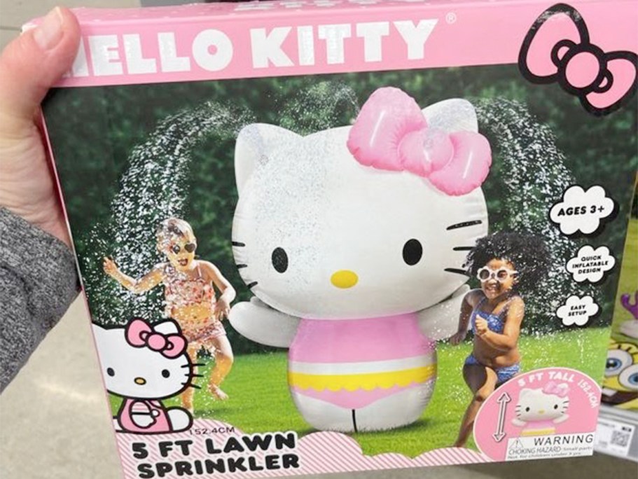 Hello Kitty 5' Inflatable Sprinkler Only $34.96 on Walmart.com | Hip2Save